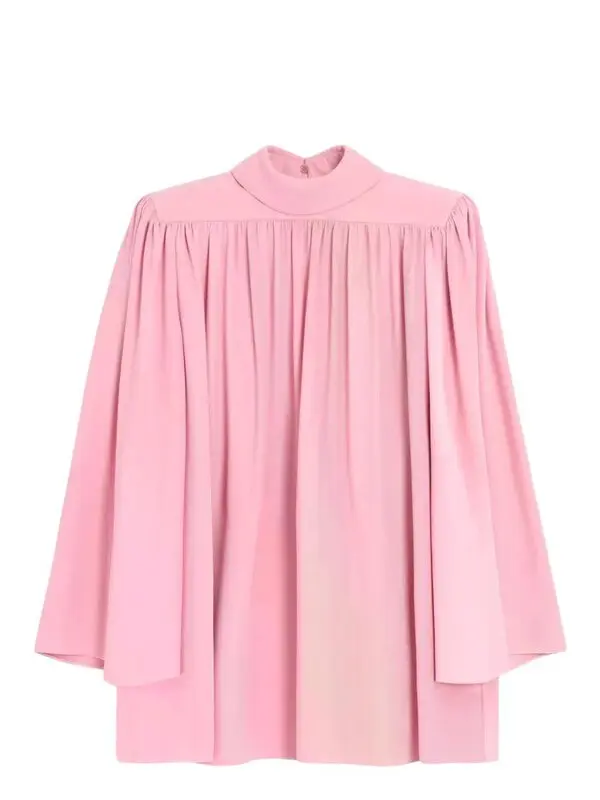 Valentino Garavani Cady Couture Pleated Top - Pink