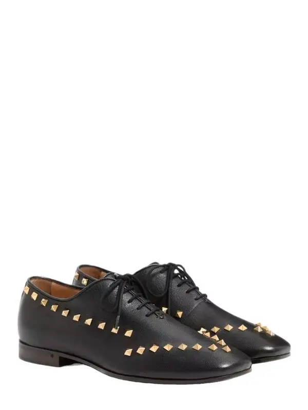 Valentino Garavani Rockstud Derby Shoes - Black