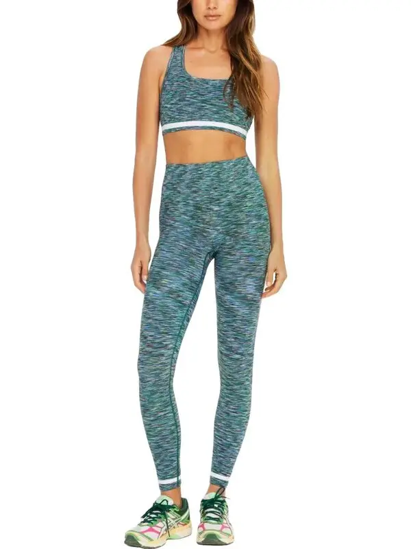 The Upside Seamless Space-dye Track Pants - Blue