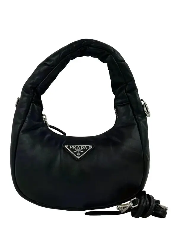 Prada Nappa Leather Satchel - Black