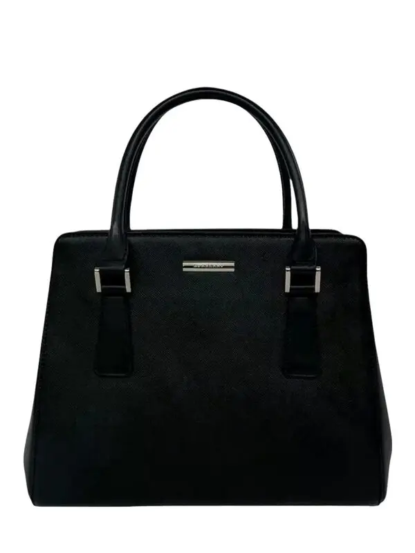 Burberry 1990-2010 Leather Handbag - Black
