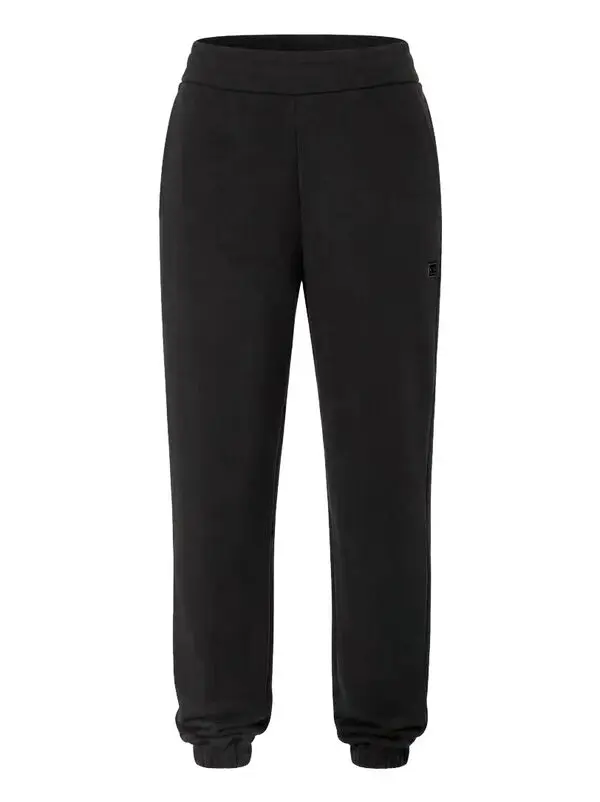 Armani Exchange Logo-patch Track Pants - Black