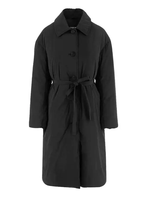 IENKI IENKI Belted Down Coat - Black