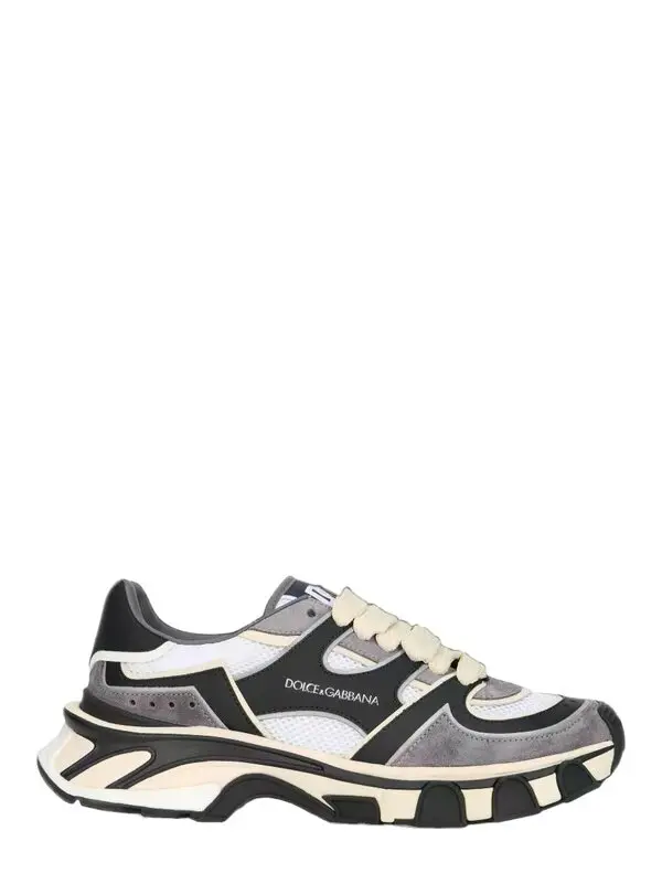 Dolce & Gabbana Panelled Chunky-sole Sneakers - Black