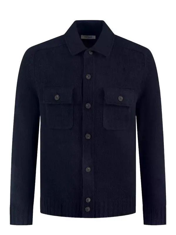 GRAN SASSO Button-up Knitted Cardigan - Blue