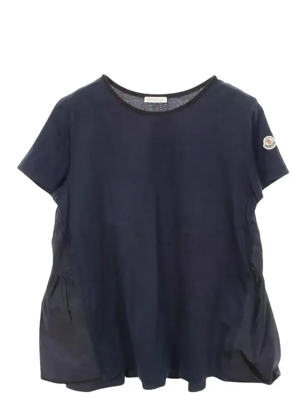 Moncler Peplum Hem T-shirt - Blue