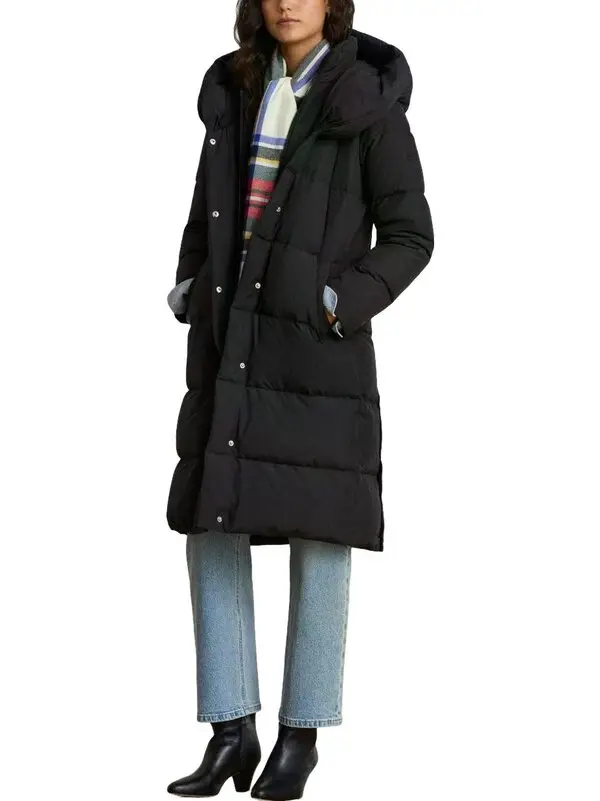 Ralph Lauren Quilted Hooded Coat - Black