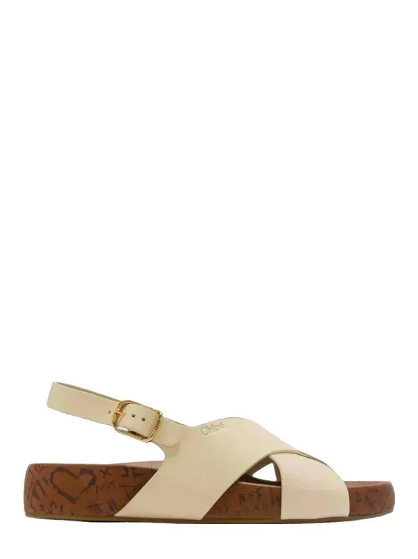 Chloé Maxime Buckle-fastening Sandals - Neutrals