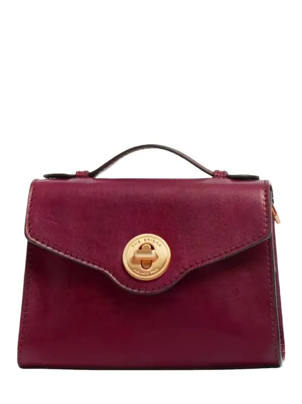 THE BRIDGE Leather Tote Bag - Red