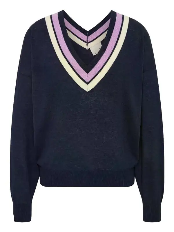 The Upside Bonita V-neck Sweater - Blue