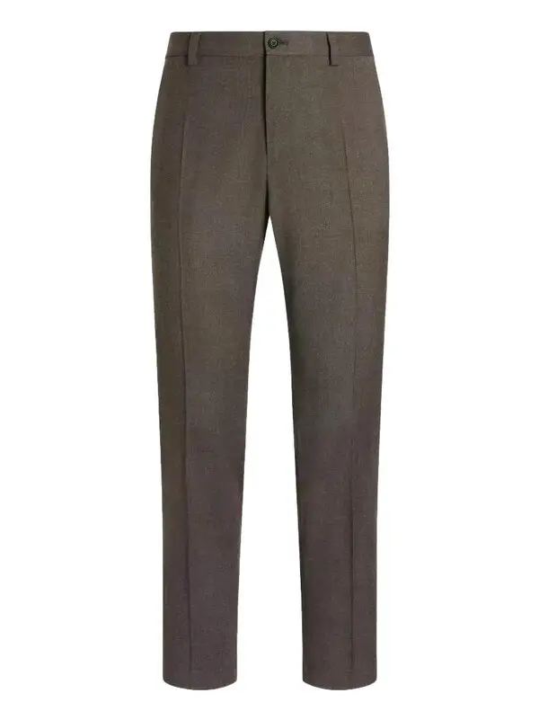 Dolce & Gabbana Flannel Trousers - Brown