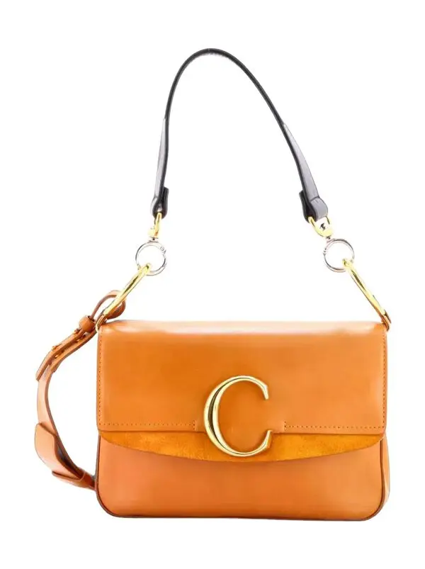 Chloé C Double Carry Bag - Brown
