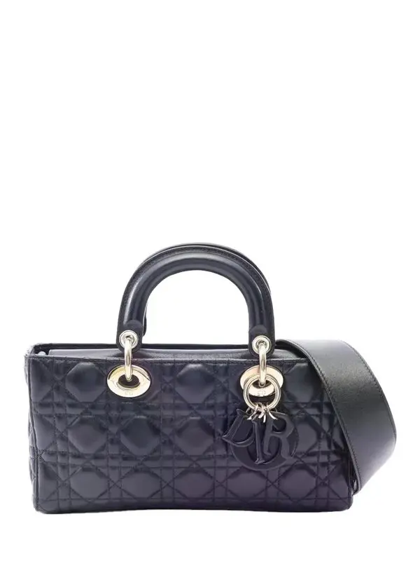 Dior Medium Cannage Lady D-joy Tote Bag - Black