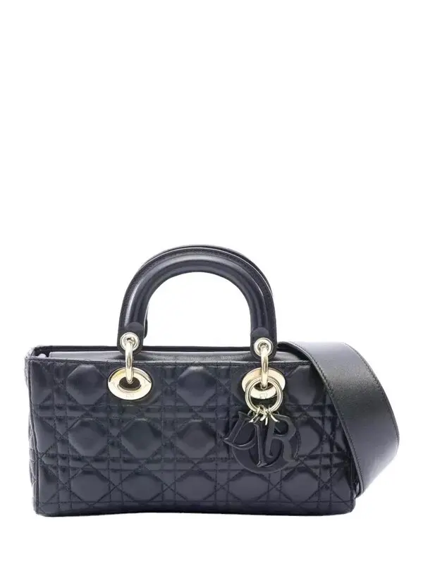 Dior Medium Cannage Lady D-joy Tote Bag - Black