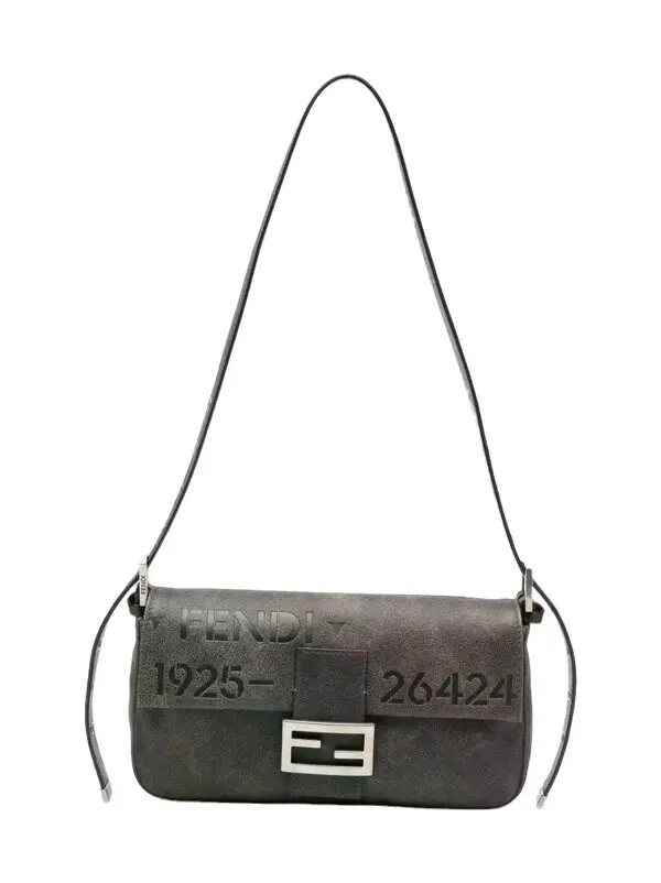 Fendi Baguette Shoulder Bag - Grey