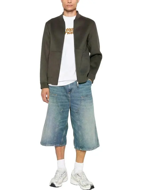 OMC Paul Zip-up Bomber Jacket - Grey