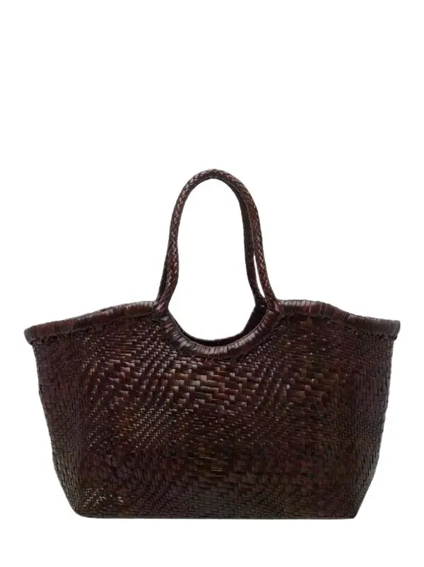 Dragon Diffusion Nantucket Woven-leather Tote Bag - Brown