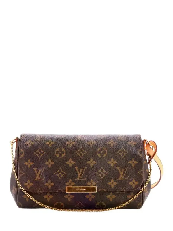 LOUIS VUITTON Monogram Canvas Favorite Handbag Mm - Brown
