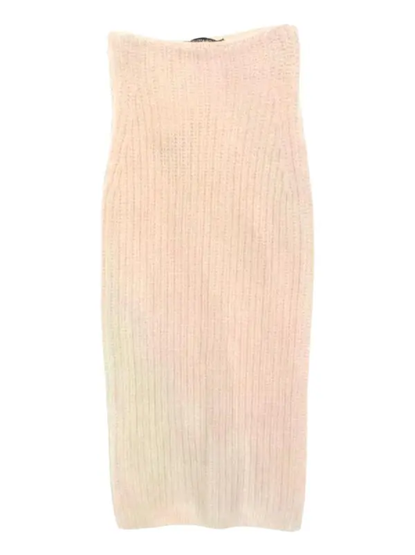 Fendi Knitted Pencil Skirt - Pink
