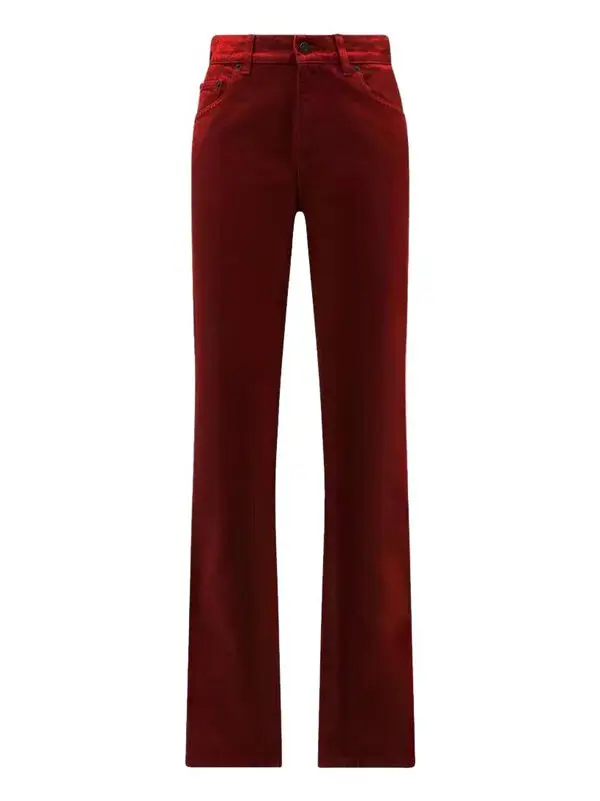 Chloé Slim-fit Denim Jeans - Red