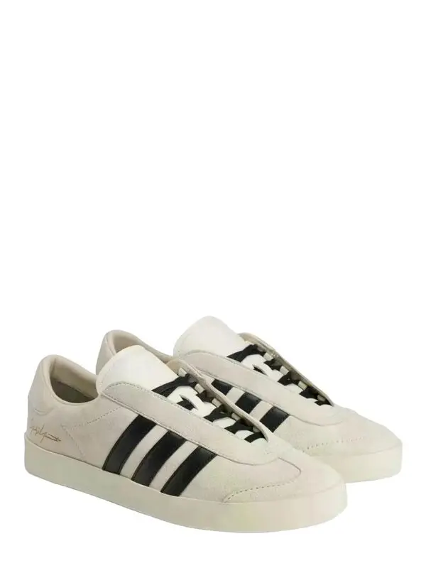 Y3 Three-stripe Panelled Sneakers - Neutrals