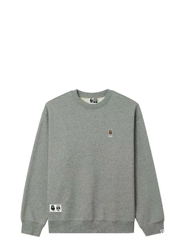 FINGERCROXX Bigfoot Logo Patch Sweatshirt - Grey