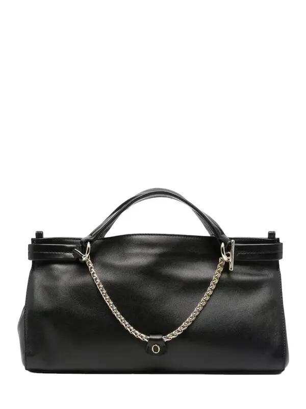 Orciani Leather Shoulder Bag - Black