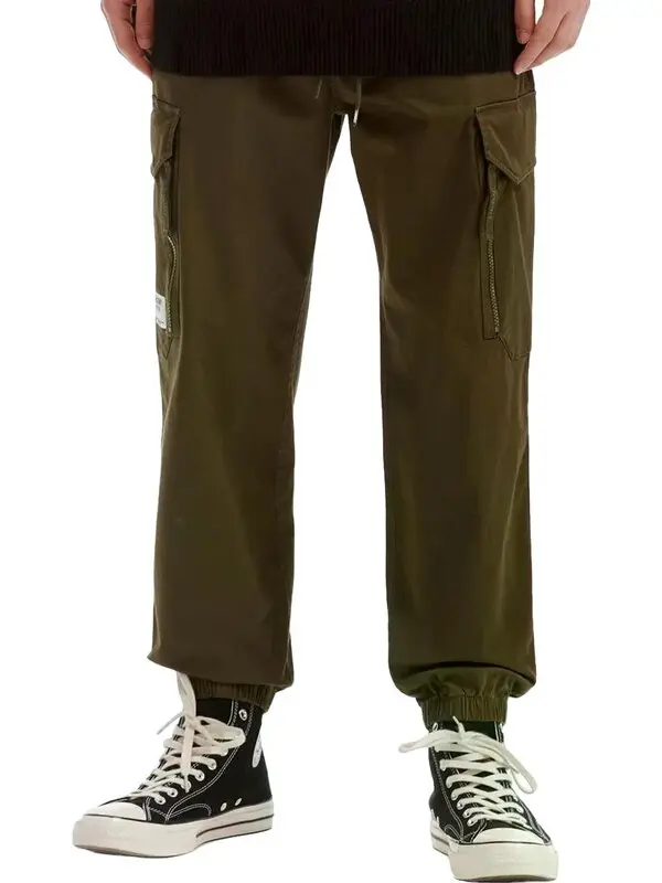 FINGERCROXX Drawstring-waist Cargo Pants - Green