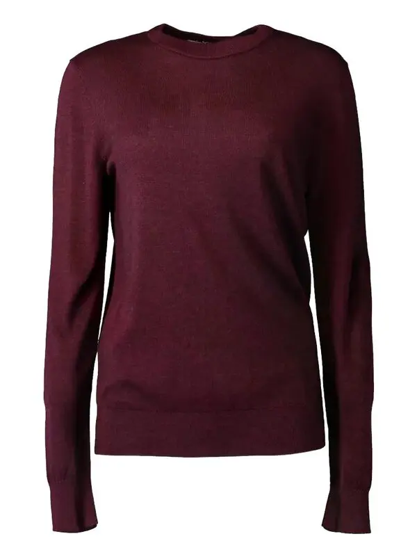 Michael Kors Long Sleeve Crew Neck Sweater - Red