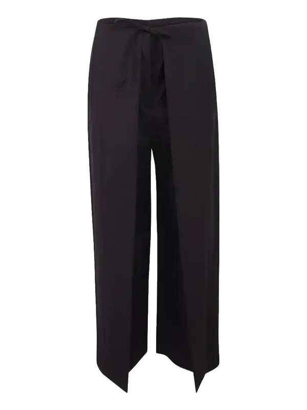 Christian Wijnants Wrap-front Trousers - Black
