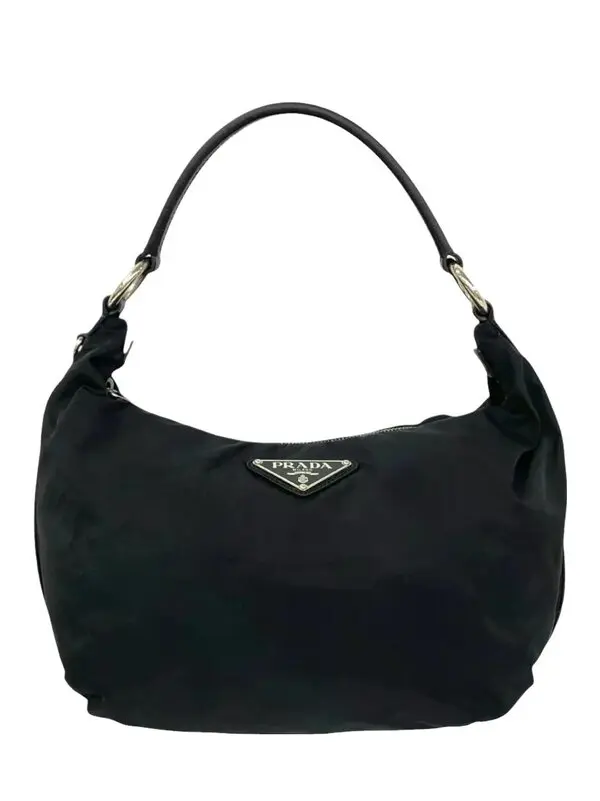 Prada Tessuto Hobo Bag - Black
