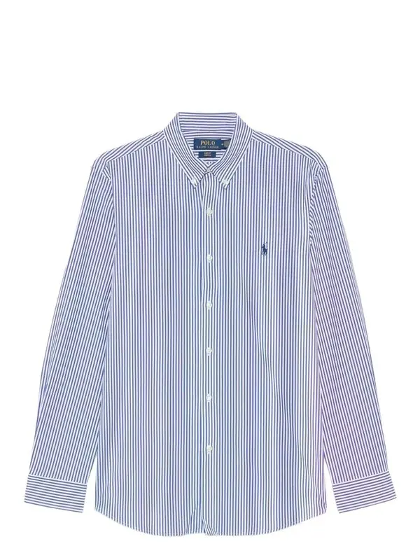 Polo Ralph Lauren Vertical-stripe Button-down Shirt - Blue
