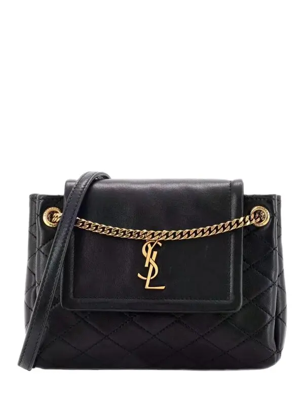 Saint Laurent Nolita Satchel Bag - Black