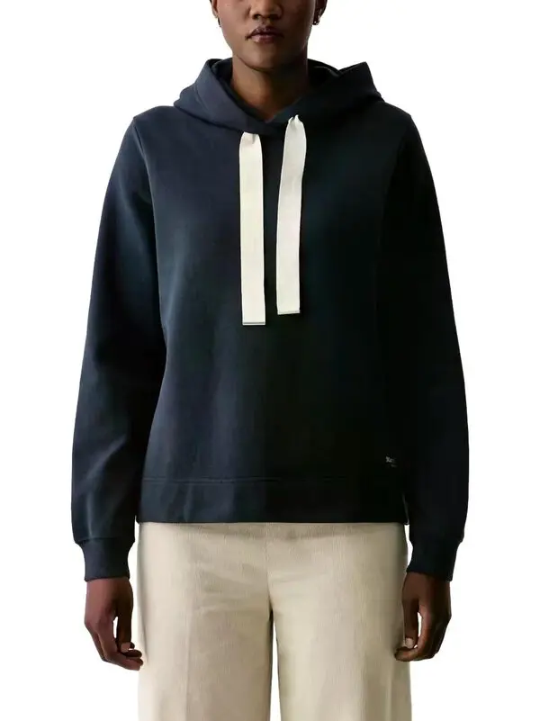 Marc O'polo Logo Print Hoodie - Blue