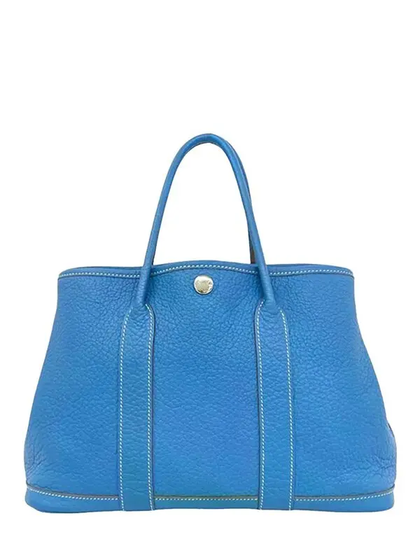 Hermès Negonda Garden Party 30 Tote Bag - Blue