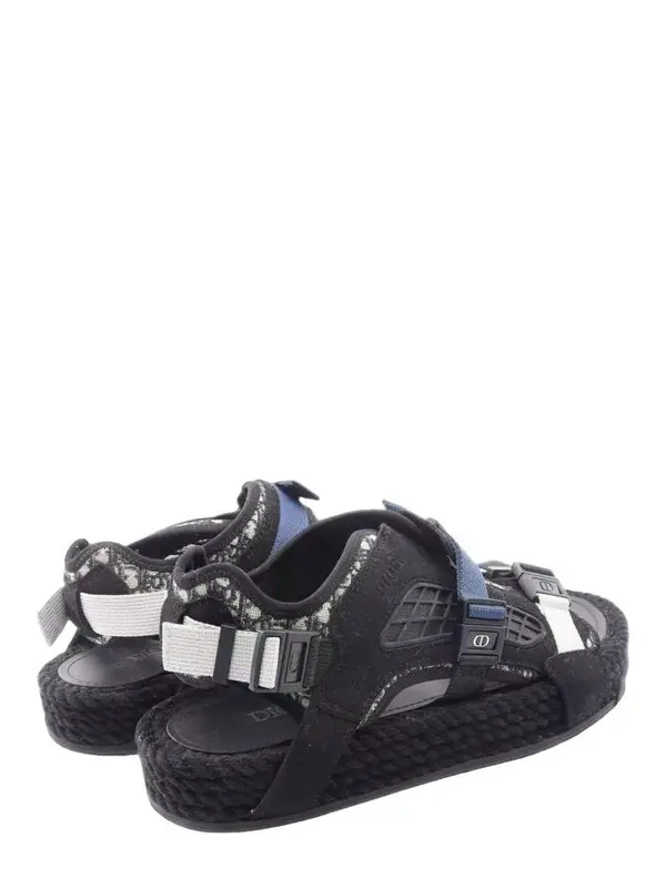 Dior Atlas Buckle-strap Sandals - Black