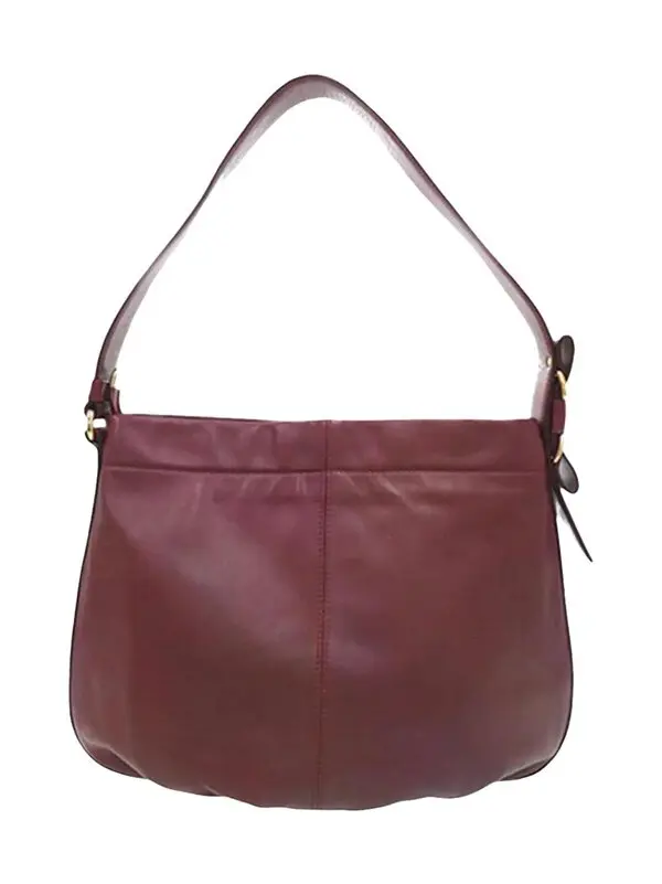 FERRAGAMO Leather Shoulder Bag - Red