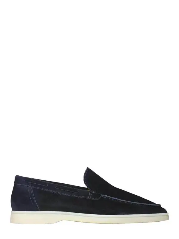 AURELIEN Yacht Suede Loafers - Blue