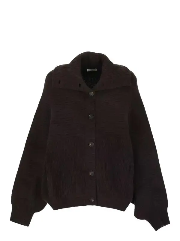 Brunello Cucinelli Cashmere Cardigan - Brown