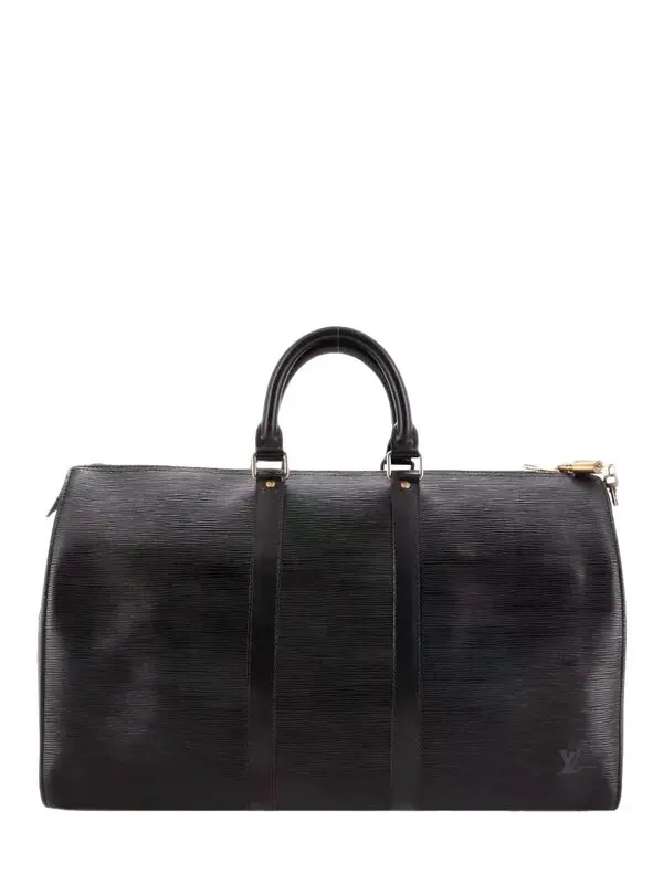 LOUIS VUITTON Keepall Epi Leather 45 Travel Bag - Black