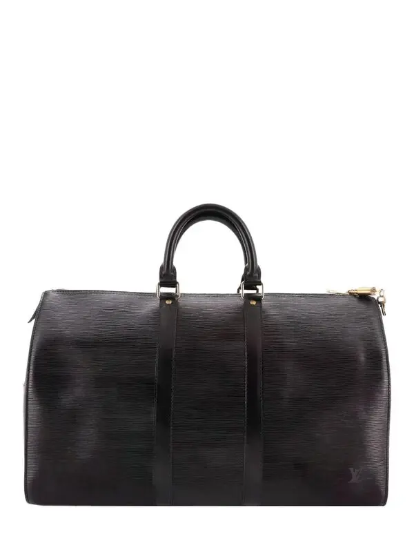 LOUIS VUITTON Keepall Epi Leather 45 Travel Bag - Black
