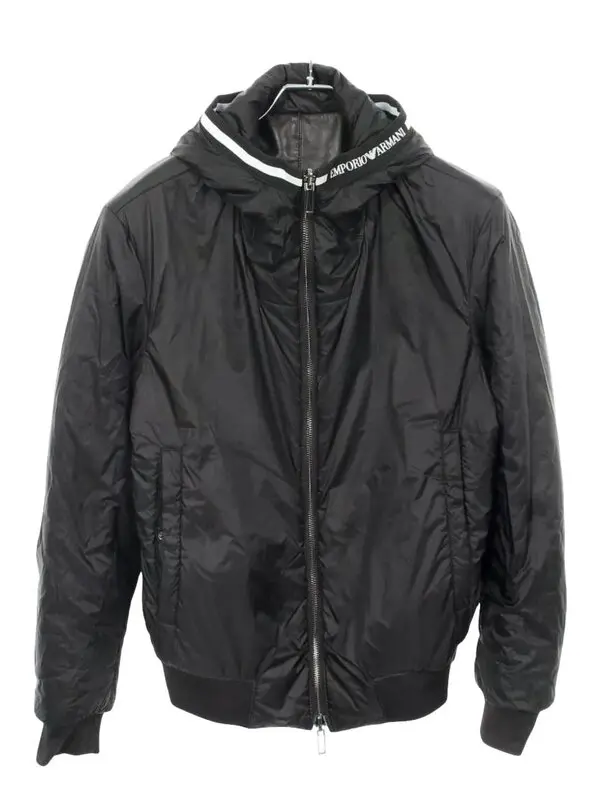 Emporio Armani Reversible Hooded Jacket - Black