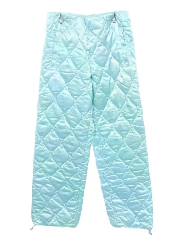Miu Miu Quilted Trousers - Blue