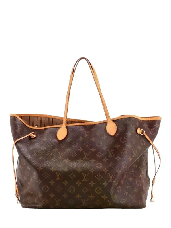 LOUIS VUITTON Monogram Canvas Gm Tote Bag - Brown