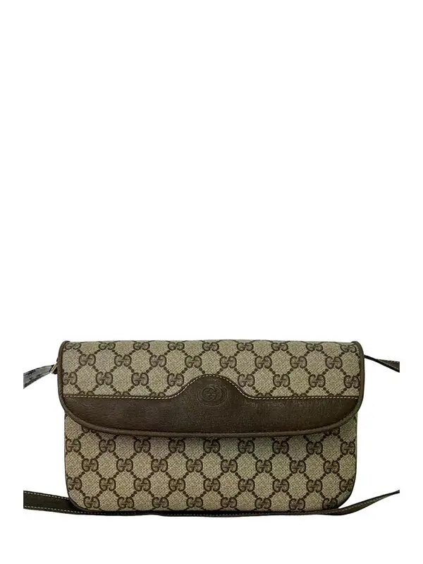 Gucci Gg Supreme Monogram Crossbody Bag - Neutrals