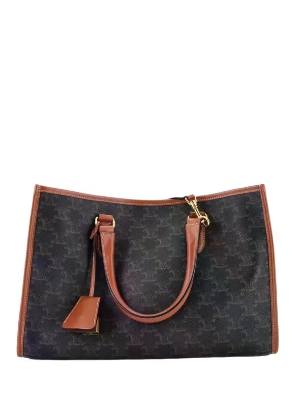 Celine Horizontal Cabas Triomphe Tote Bag - Brown