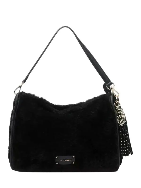 LA CARRIE Teddy Shoulder Bag - Black