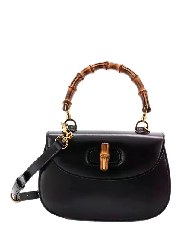 Gucci Bamboo Top Handle Bag - Black