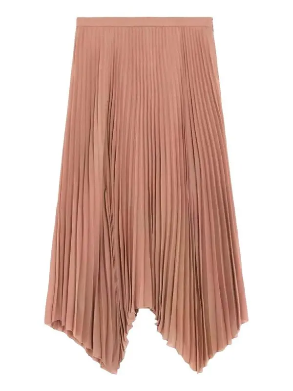 Valentino Garavani Light Georgette Midi Skirt - Pink