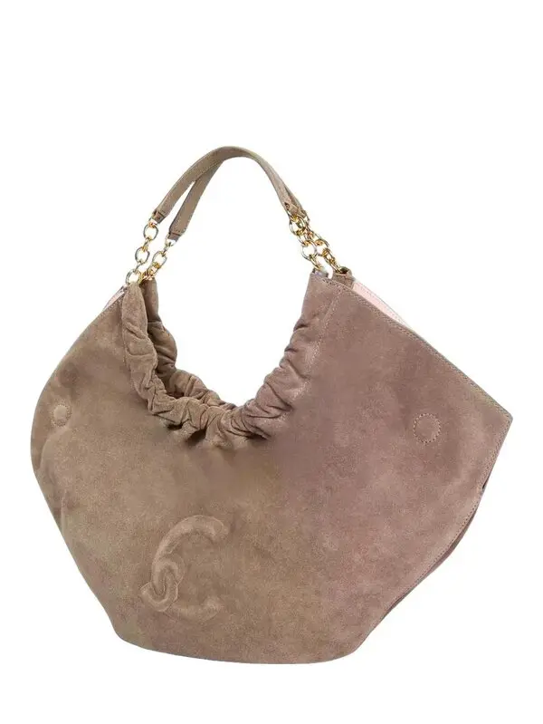 COCCINELLE Suede Shoulder Bag - Neutrals